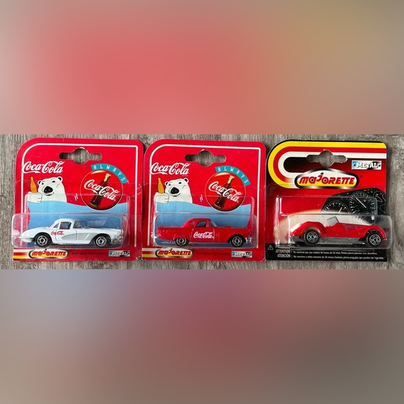 Majorette | Toys | New Lot Of 3 Majorette 20 Series Cocacola Corvette ...